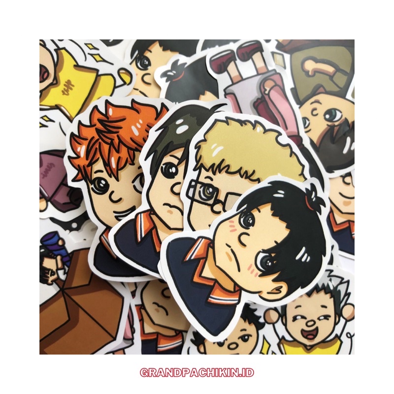 Jual Haikyu!! First Year Stickers! | Kageyama, Hinata, Tsukishima ...