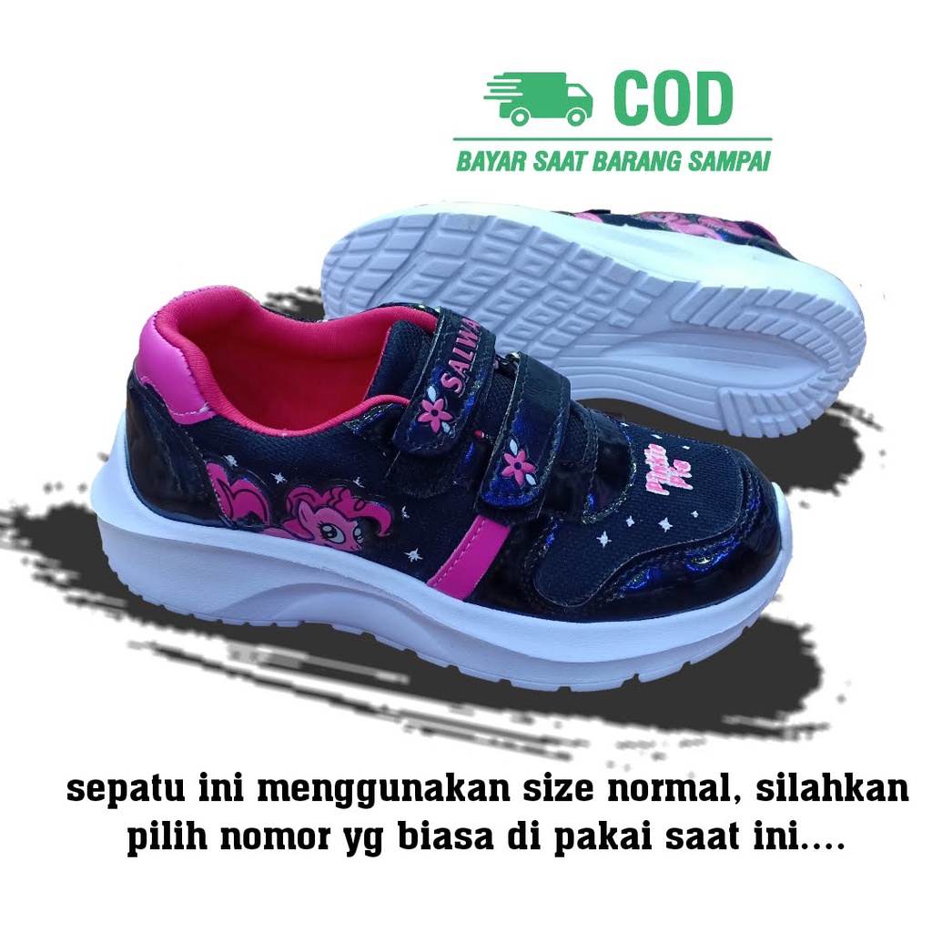 Jual Sepatu Sekolah Anak Perempuan Karakter kuda poni Lucu Cantik Murah ...