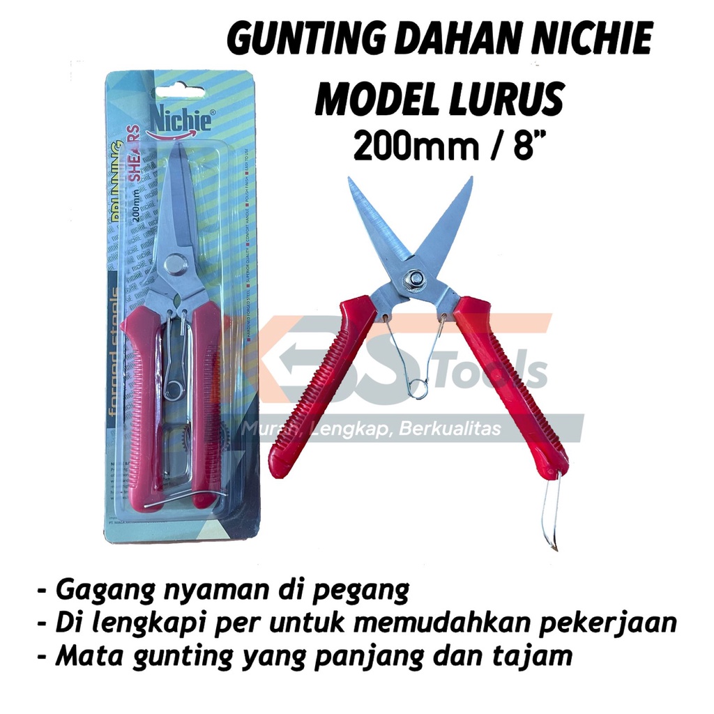 Jual Gunting Dahan 8" Nichie - Gunting Tanaman Serbaguna 200 mm ...