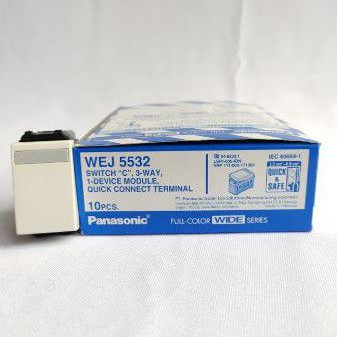 Jual PANASONIC SAKLAR ENGKEL HOTEL C WEJ 5532 WEJ5532 /MATA WIDE SERIES ...