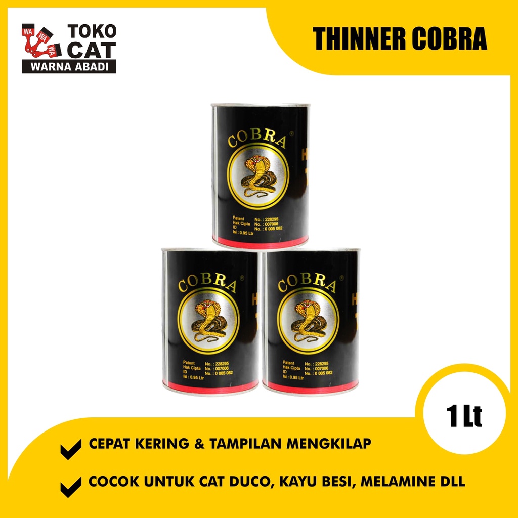 Jual Thinner Cobra 1 Liter | Shopee Indonesia