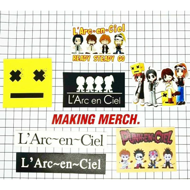 Jual Sticker Band Laruku / L'arch n ciel | Shopee Indonesia