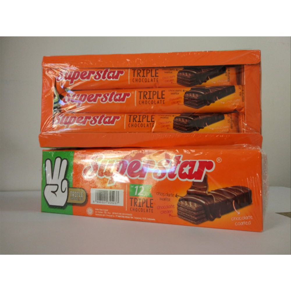 WAFER COKLAT SUPERSTAR 1 BOX | Shopee Indonesia