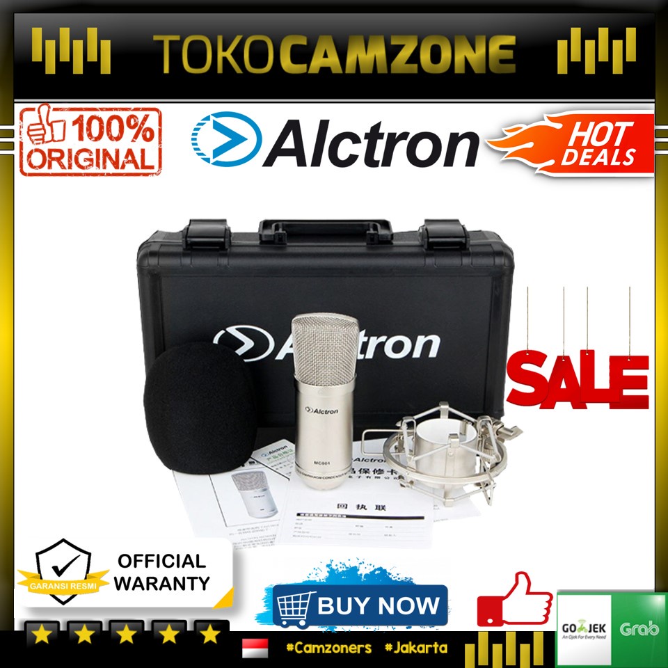 Jual Alctron MC001 + Alctron XLR L3018 Studio Condenser Microphone | Shopee Indonesia