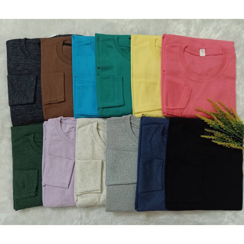 Jual KAOS RIB PREMIUM KAOS POLOS KAOS RAJUT | Shopee Indonesia