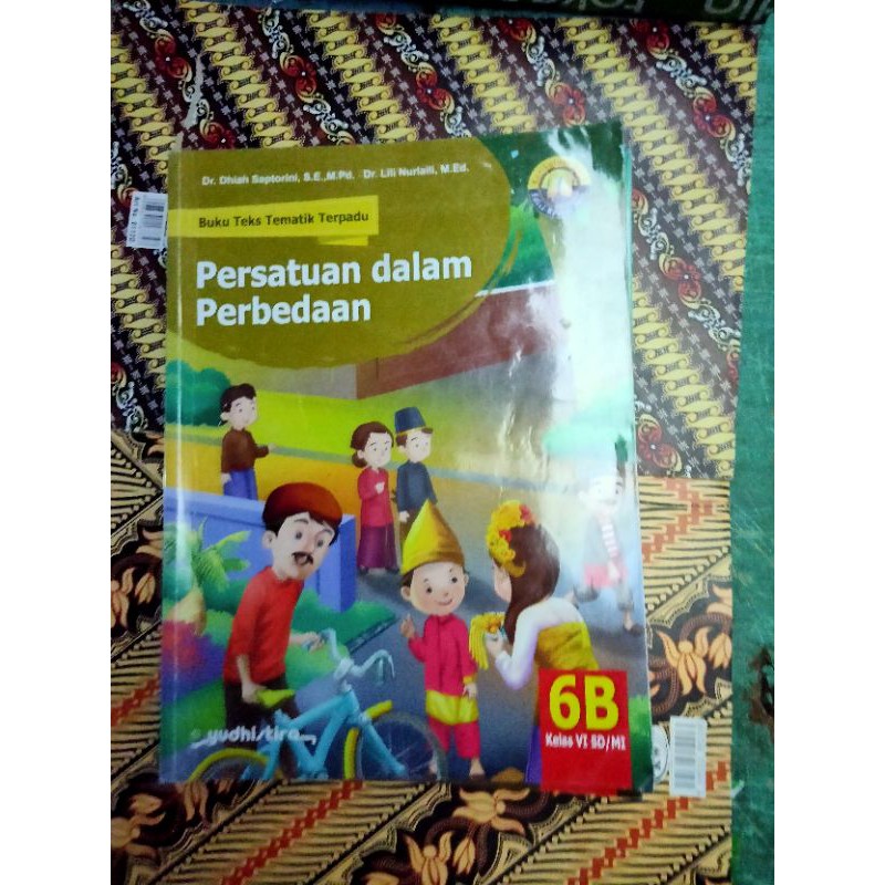 Jual BUKU TEKS TEMATIK TERPADU UNTUK KELAS 6 SD YUDISTIRA | Shopee Indonesia