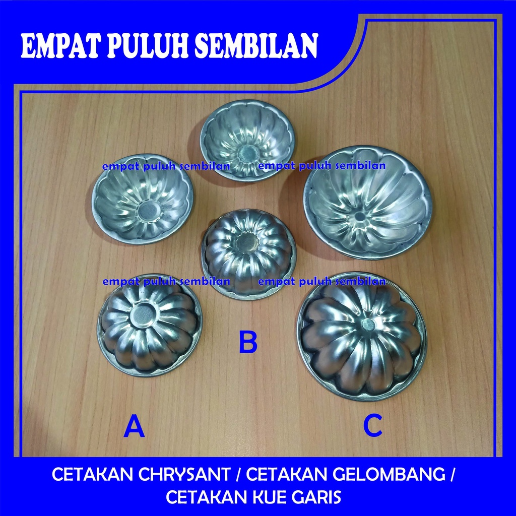 Jual cetakan kue bunga / cetakan puding / cetakan jelly gelombang ...