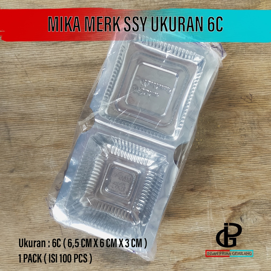 Jual MIKA MEREK SSY UK 6x / MIKA PLASTIK / KUE PUDING / FOOD GRADE ...