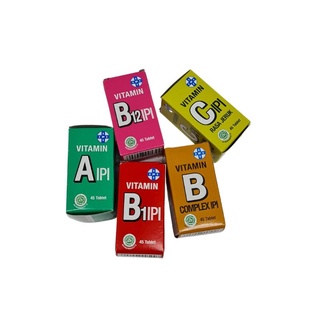Jual Vitamin IPI Vitamin A,B complex , C, B1 dan B12 Harga 1 Botol isi 45 Tablet | Shopee Indonesia