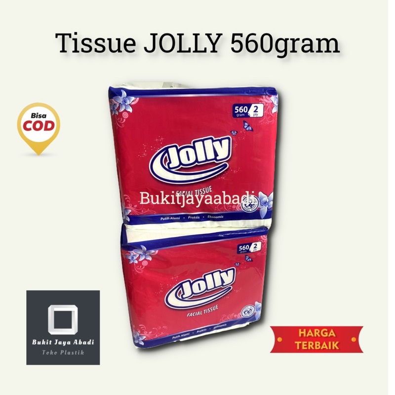 Jual JOLLY Facial Tissue 560 gram 2 Ply | Shopee Indonesia