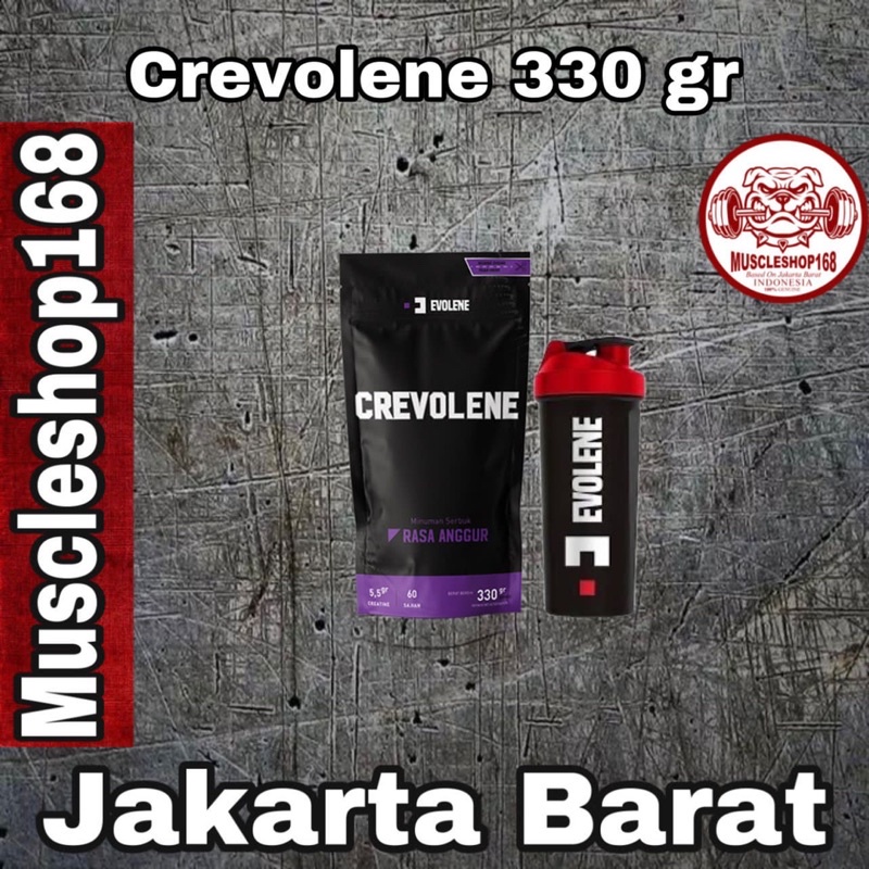 Jual Evolene Crevolene Creatine 330 gram 60 serving Indonesia|Shopee ...
