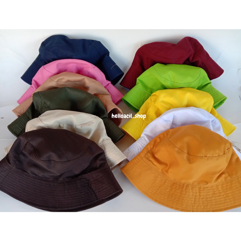 Jual Bucket Hat Dewasa | Shopee Indonesia