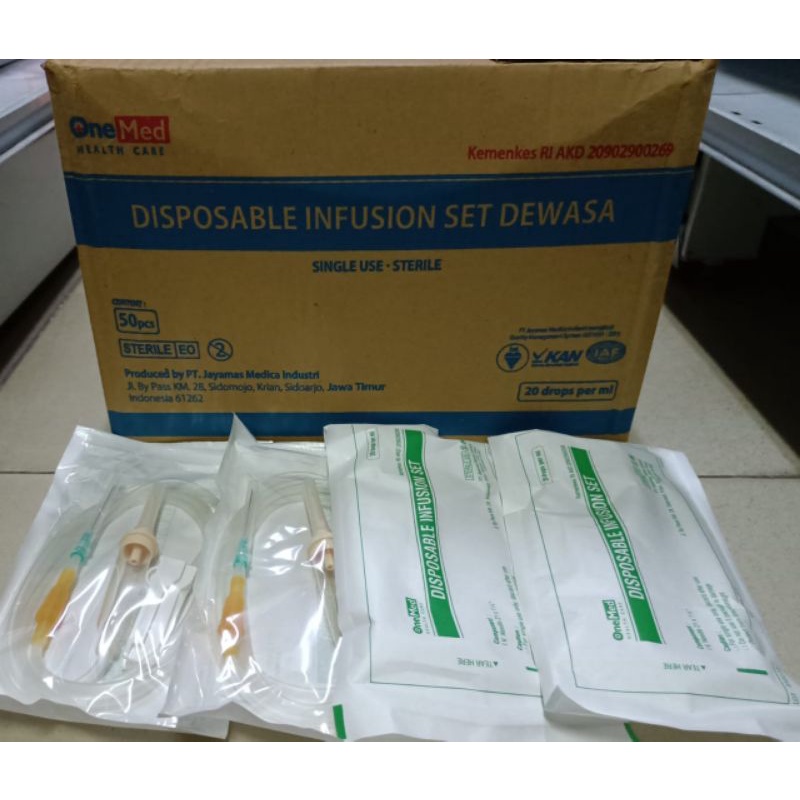 Jual Infuset/infusion Set Dewasa Onemed(pcs) Indonesia|Shopee Indonesia