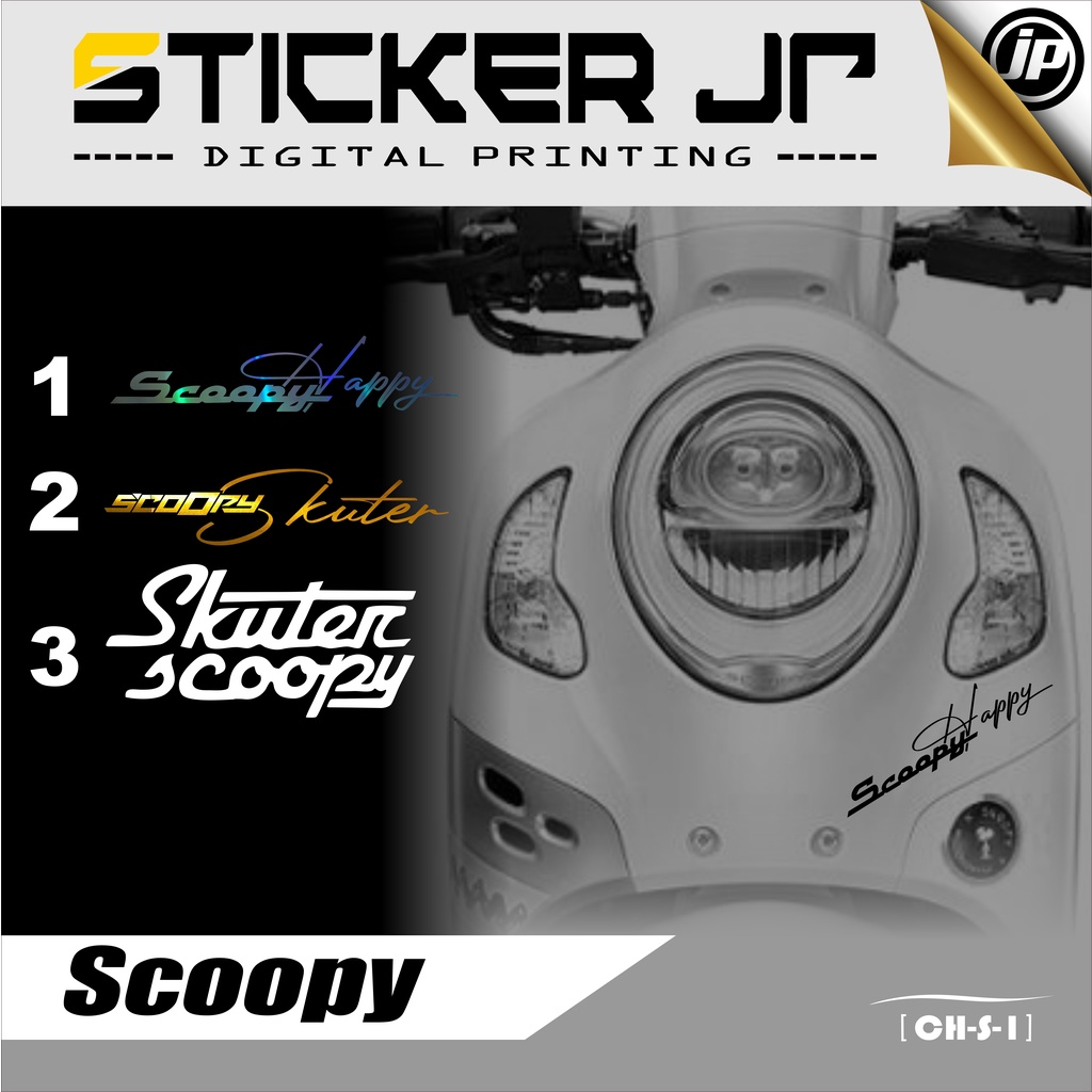 Jual Cutting Sticker Honda SCOOPY, - Stiker Lis Variasi Motor Honda ...