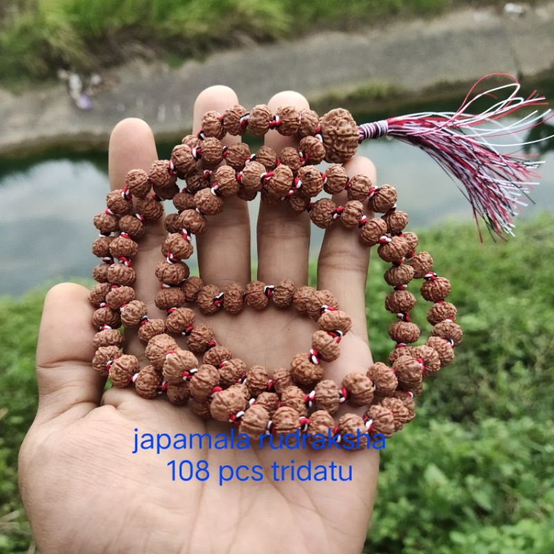 Jual japamala jenitri rudraksha tridatu 108 pcs bandul ganesha | Shopee ...