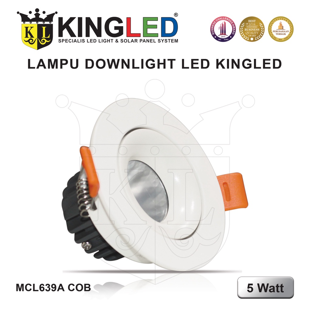 Jual KINGLED Lampu Plafon LED COB 5 Watt Sorot / Spot DownLight LED COB 5 Watt | Shopee Indonesia