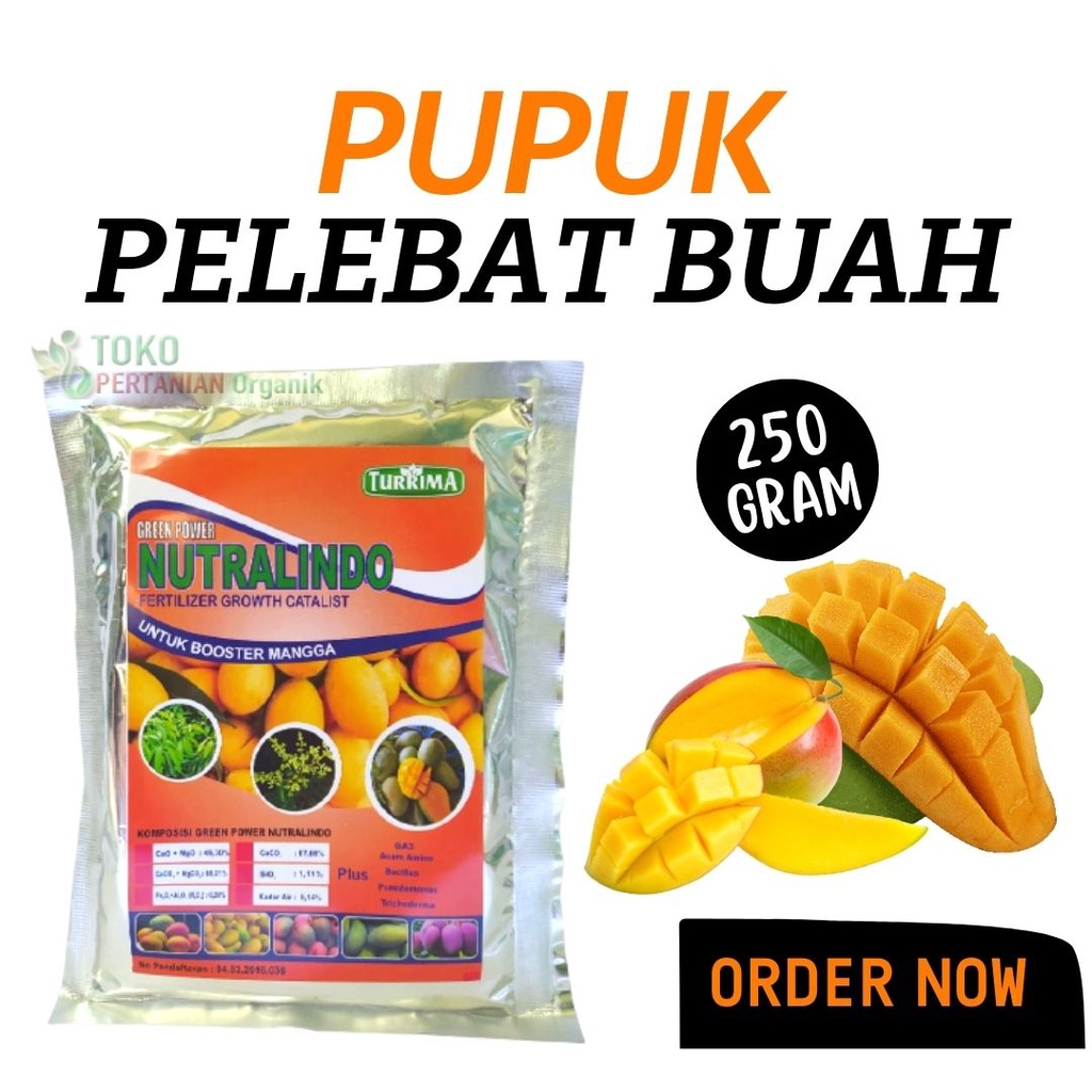 Jual Pupuk buah mangga agar cepat berbuah, Nutrisi Organik Mangga agar berbunga lebat NUTRALINDO ...