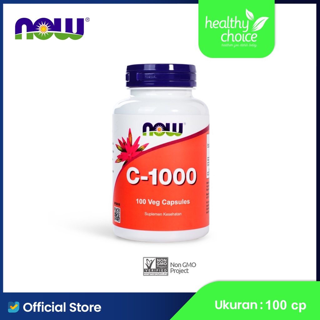 Jual Now Vitamin C 1000 - 100 Vegan Capsules (Resmi BPOM) | Shopee Indonesia