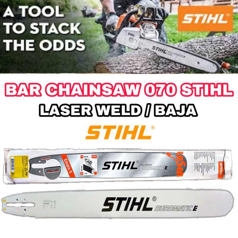 Jual Guide Bar Mesin Chainsaw Kayu Besar 070 Baja Laser 36 inci Rantai 52 T STIHL ORIGINAL ...