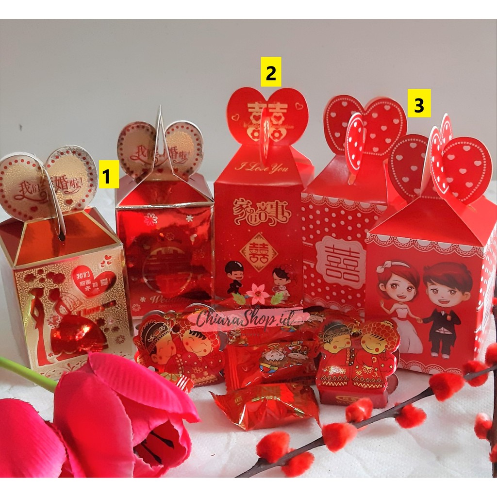 Jual Kotak Permen Kecil/ Box Permen Sangjit / Box Mingle Wedding ...