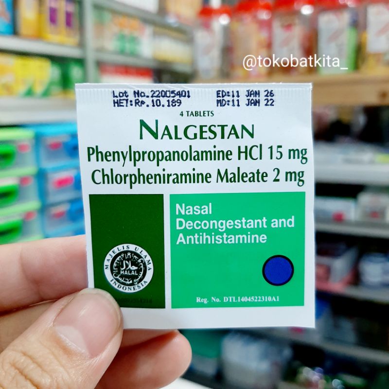 Jual [1STRIP= 4TABLET] NALGESTAN / MENGOBATI FLU BERSIN-BERSIN PILEK ...