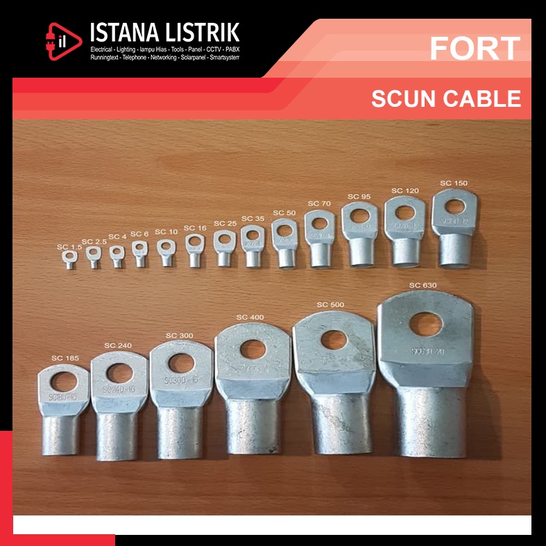 Jual SCUN CABLE / CABLE LUGS SC-6 FORT | Shopee Indonesia