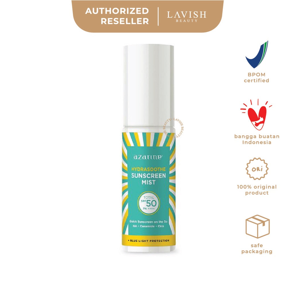 Jual AZARINE Hydrasoothe Sunscreen Mist SPF 50 PA++++ (60ml) | Shopee ...