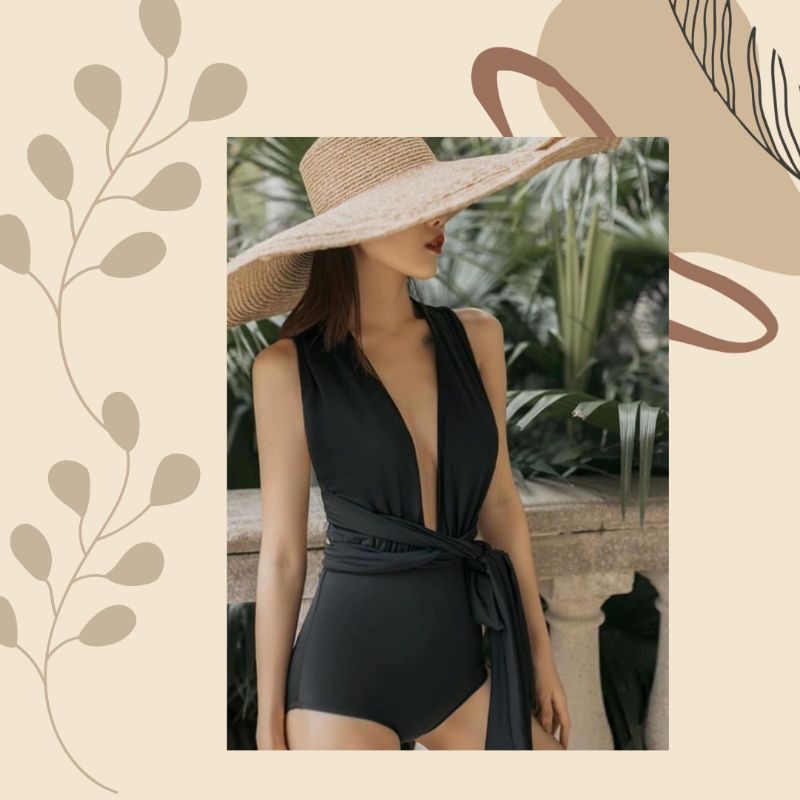 Jual Swimsuit Baju Renang Multiway Wanita Big Size One Piece Sexy Model