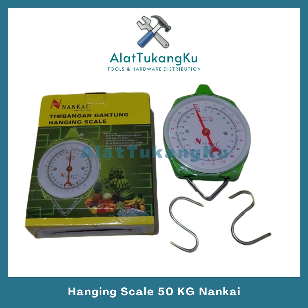 Jual Timbangan Gantung 100 Kg 50 kg 25 kg Nankai / Timbangan Manual ...