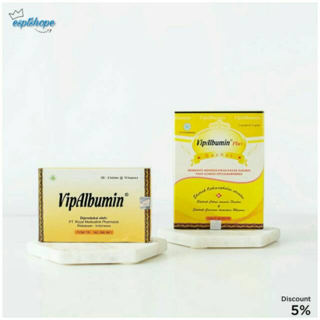 Jual VipAlbumin plus sachet & kapsul/capsul PERBOX | Shopee Indonesia