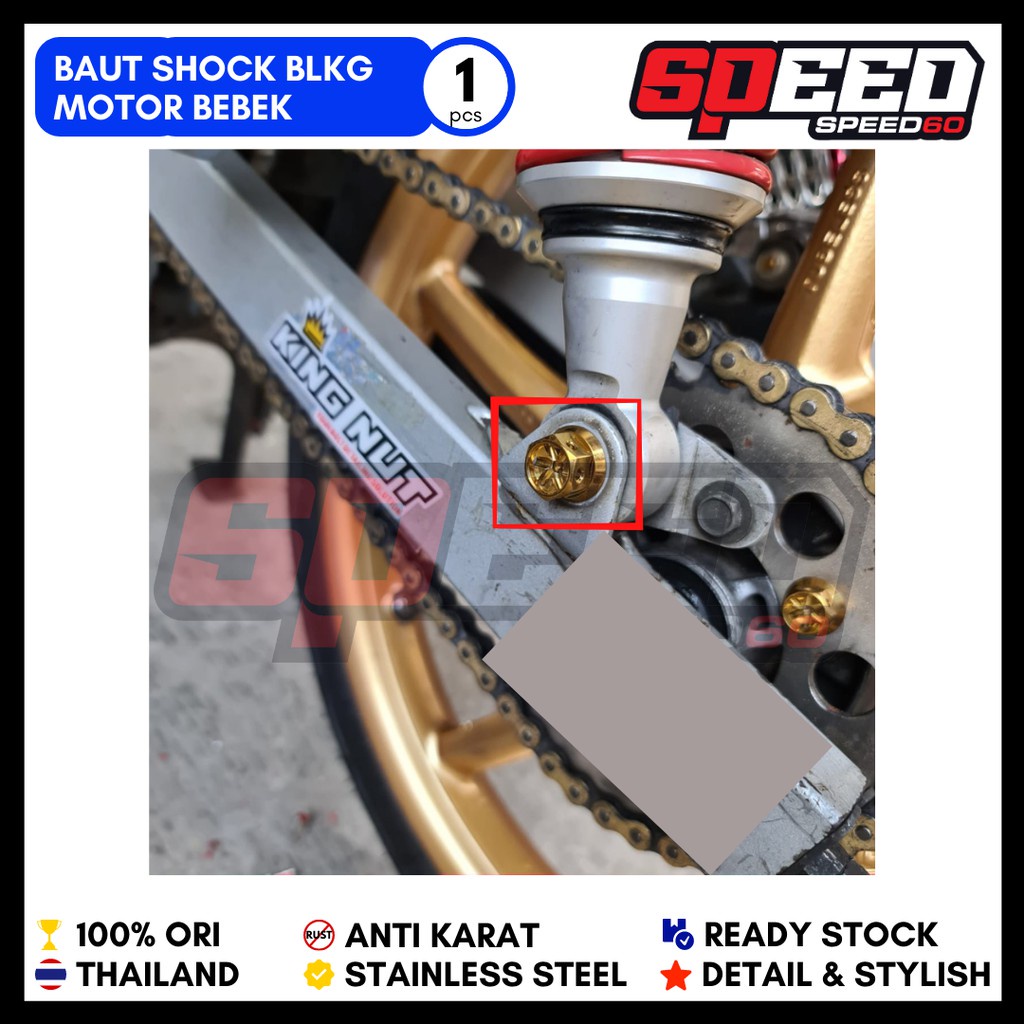 Jual Baut Shock Sok Belakang Universal Manual Motor Bebek Probolt ...