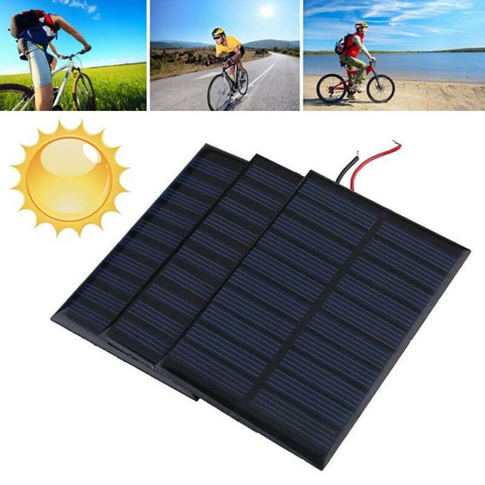 Jual modul solar cell panel surya 5V 160mA DIY power bank solar panel ...
