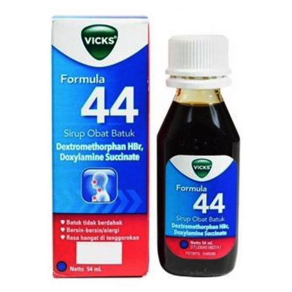 Jual VICKS FORMULA 44 54ML - OBAT BATUK DAN FLU DEWASA VICKS | Shopee ...