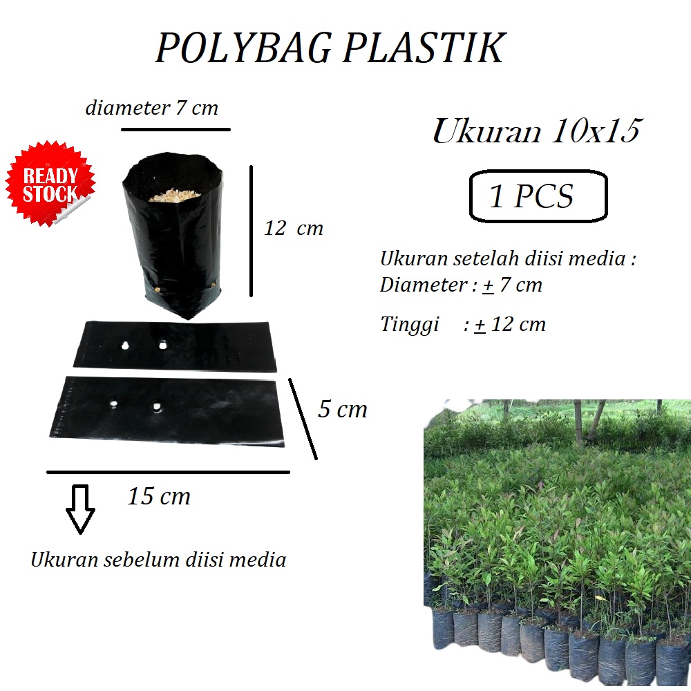 Jual POLYBAG POLIBAG UKURAN 10 X 15 PER LEMBAR Indonesia|Shopee Indonesia