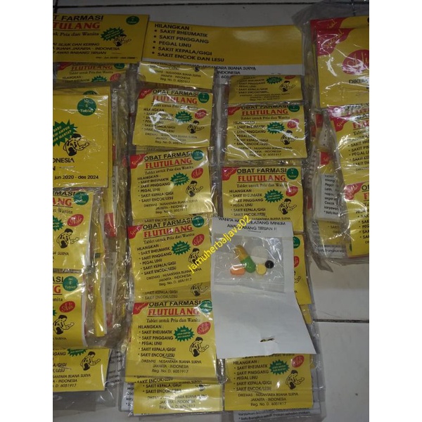 Jual FLU TULANG ORIGINAL ISI 50 SACHET SATU GANTUNG | Shopee Indonesia