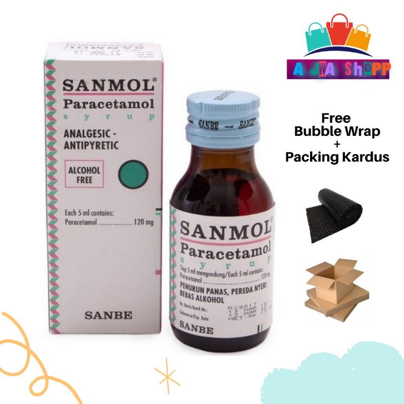 Jual Sanmol Paracetamol Syrup 60ml Meredakan Demam dan Nyeri Pada Anak | Shopee Indonesia