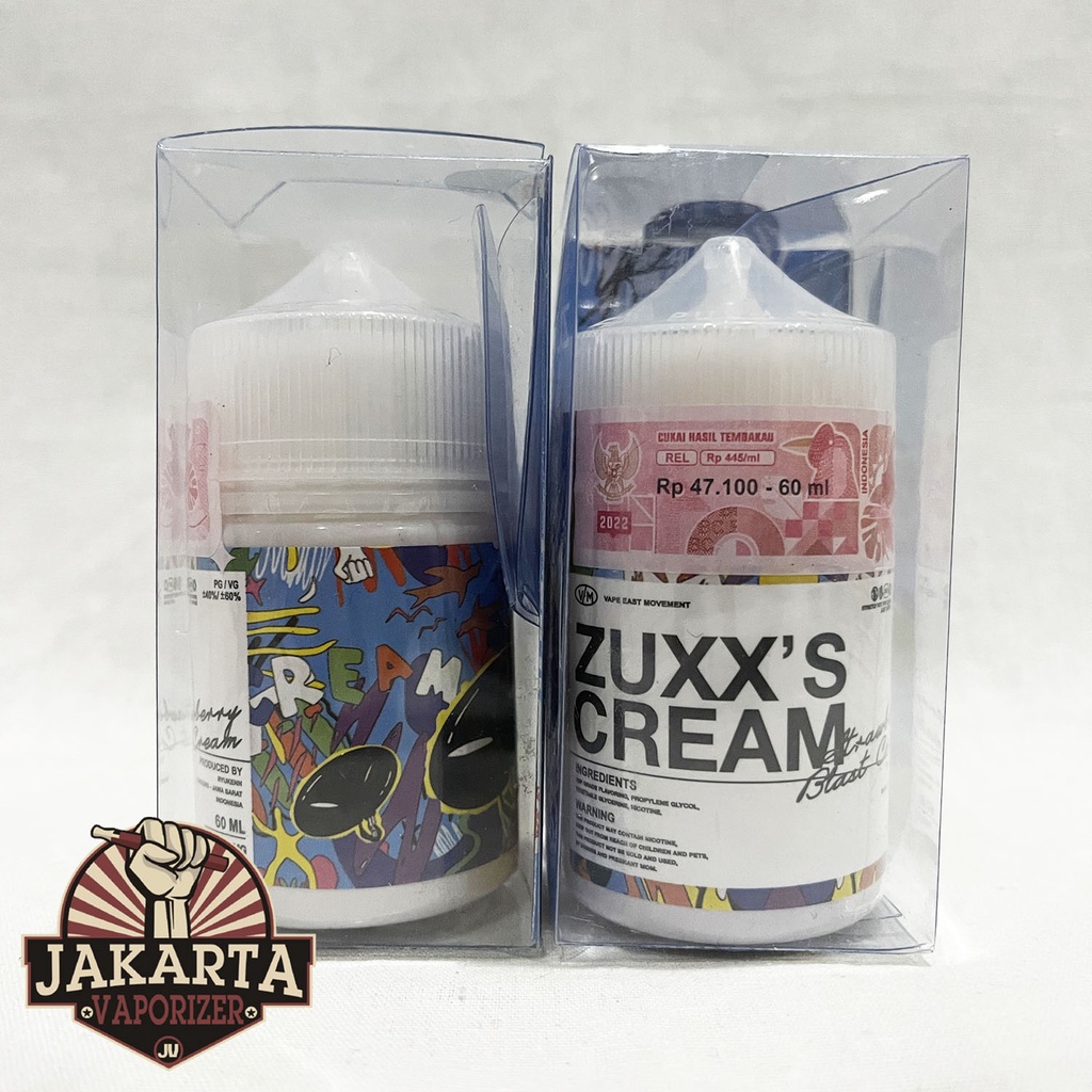 Jual ZUXX CREAM STRAWBERRY CREAM 60ML 3MG 6MG BY VEM JUICE | Shopee ...