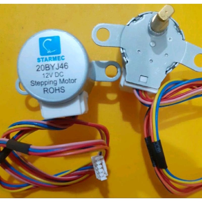 Jual Motor swing AC DAIKIN soket mini 20BYJ46 12V DC ROHS | Shopee ...