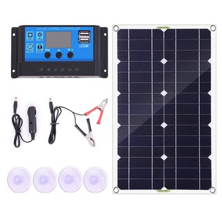 Jual Panel Surya Fleksibel 100W Portable Plus SCC Solar Panel | Shopee ...