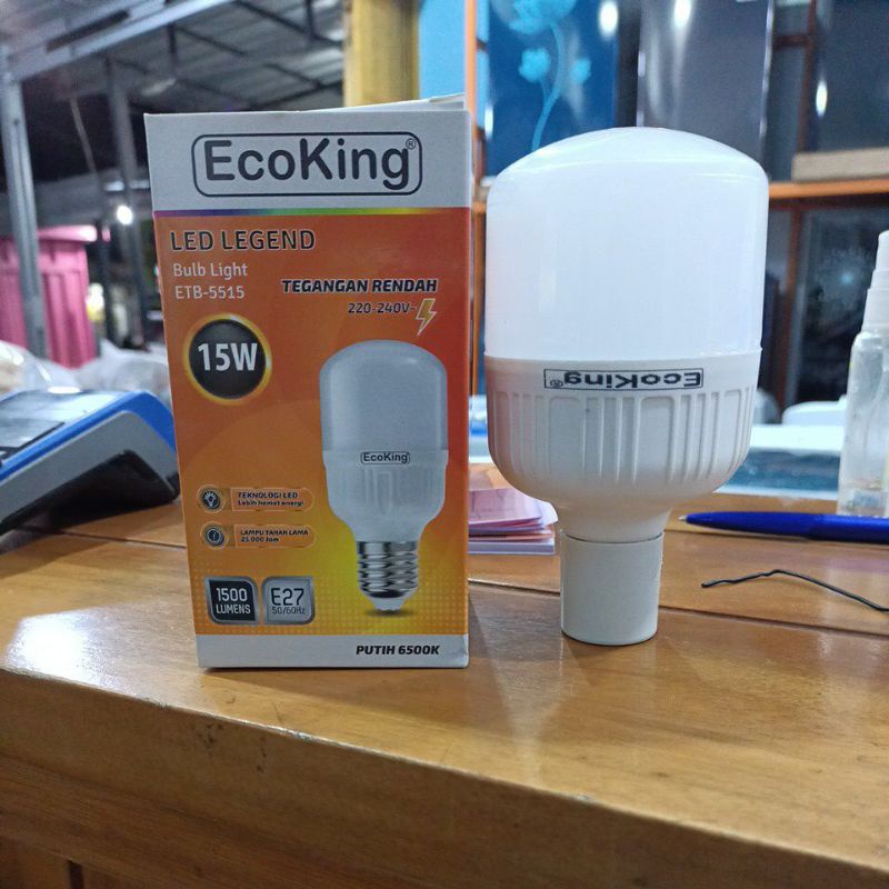 Jual Lampu bohlam LED EcoKing 15 Watt | Shopee Indonesia