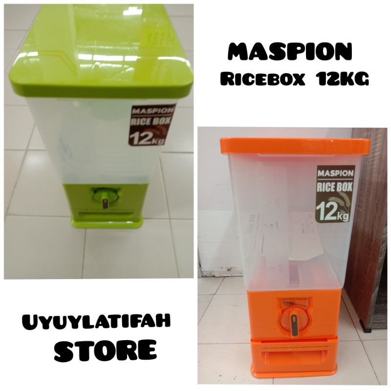 Jual rice box Maspion 12kg MRD-12 // tempat beras maspion | Shopee ...