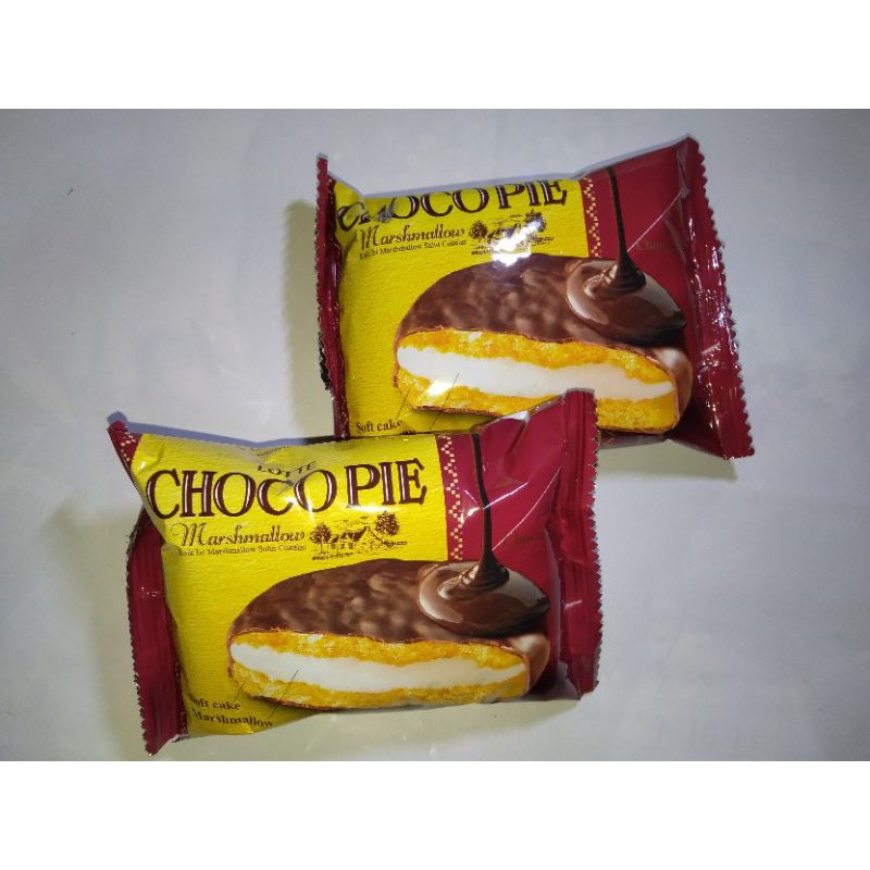 Jual Lotte Chocopie Marshmallow Eceran / Satuan (1 bungkus Net. 28g ...
