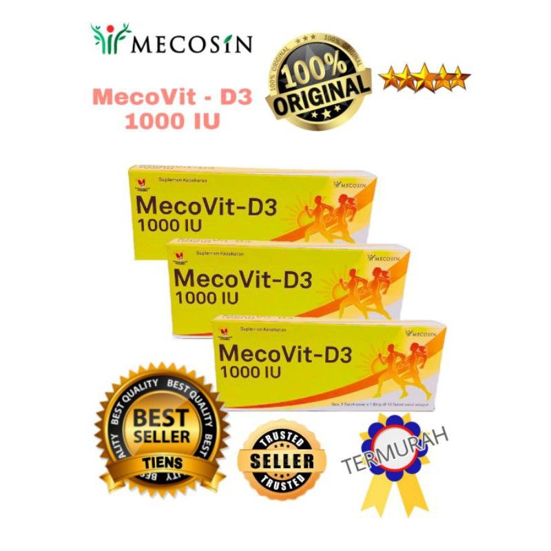 Jual Mecovit D3 1000 IU UNTUK MENCEGAH COVID-19 TERMURAH MULTIVITAMIN ...