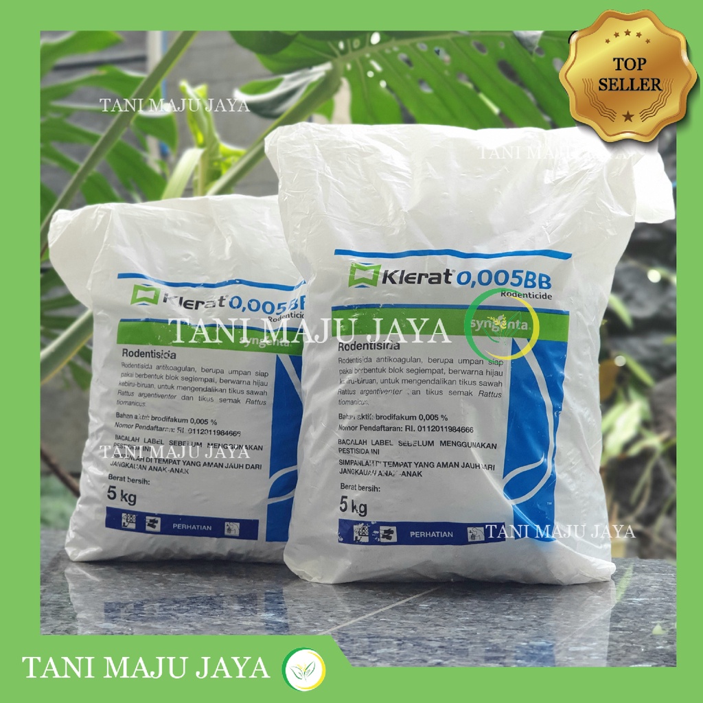 Jual Rodentisida Klerat 0,005BB 5 KG Syngenta Racun Permen Umpan Tikus ...