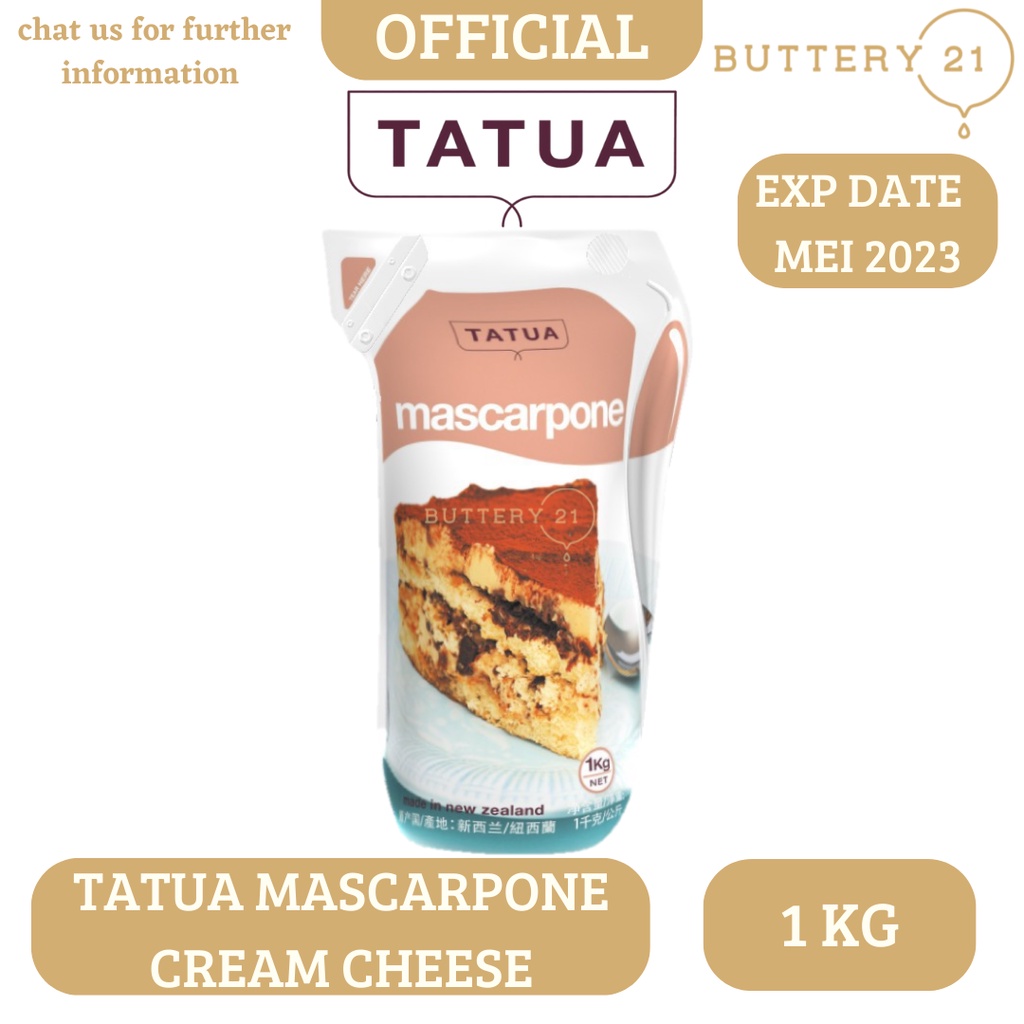Jual TATUA MASCARPONE CREAM CHEESE 1 KG | Shopee Indonesia