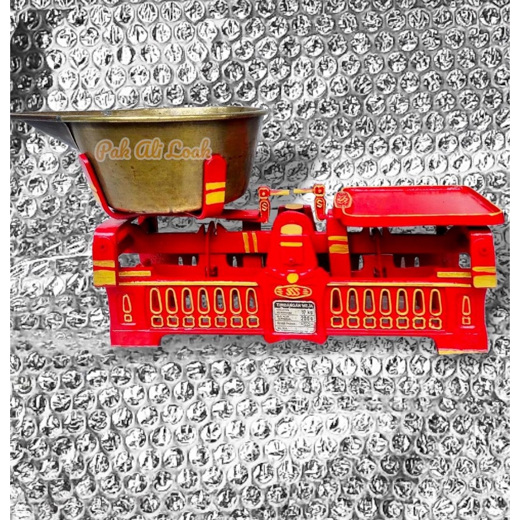 Jual timbangan bebek merk SSS dan RAJA 10 kg model lama set bandul ...