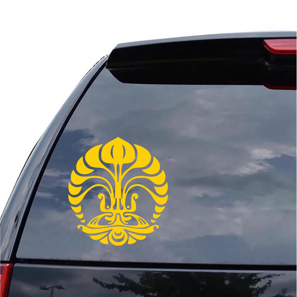 Jual Sticker Mobil Cutting Vinyl Reflektif Logo UI Universitas ...
