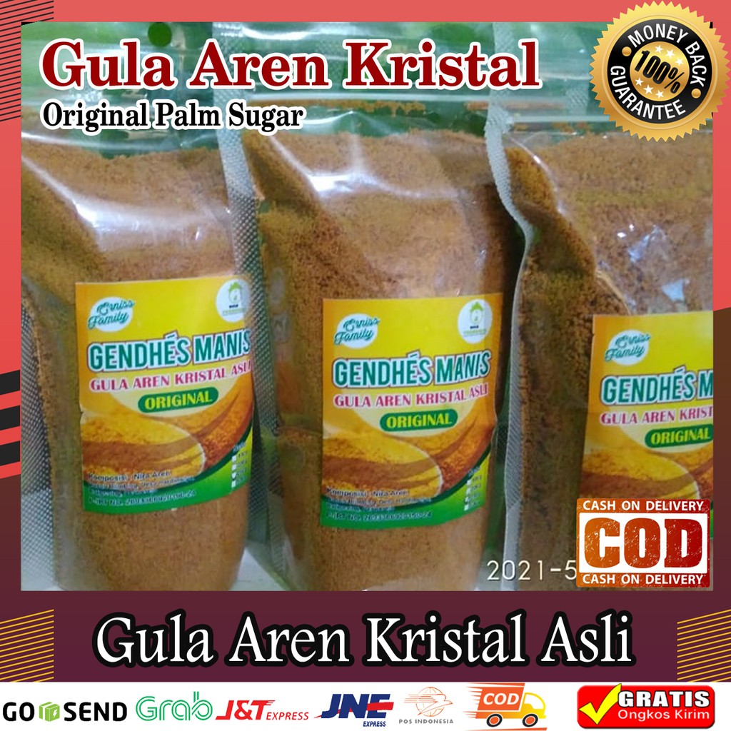 Jual Gula Aren Kristal GENDHES MANIS 250 Gram | Shopee Indonesia