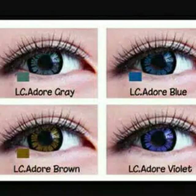 Jual LC SOFTLENS ADORE / SOFTLENS LIVING COLOR ADORE NORMAL | Shopee ...