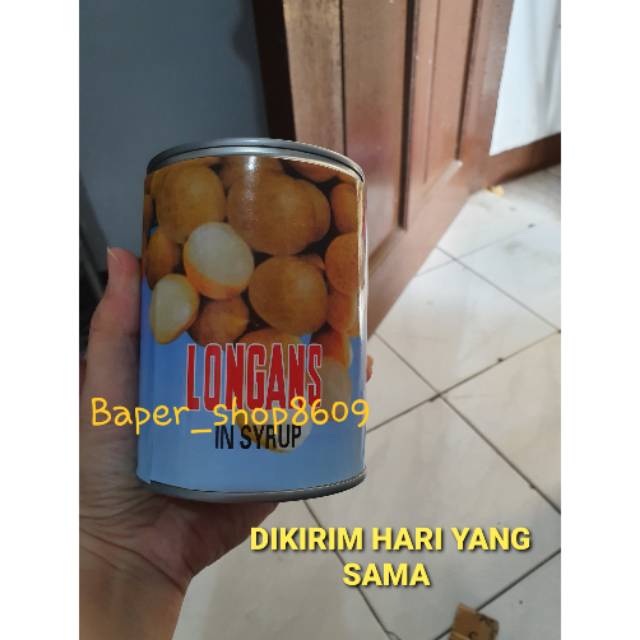 Jual Buah Kaleng Longan TTS dgn sirup / Longan kaleng TTS / TTS Longan ...